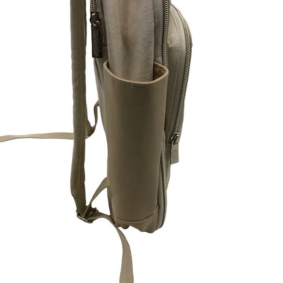 BEIS | Bags | Beis The Backpack In Beige Canvas Laptop Sleeve Travel ...